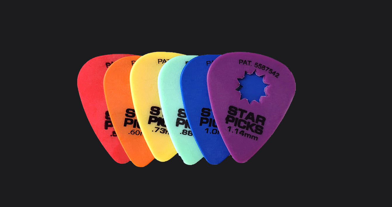 Cleartone Guitar Picks - Star Picks - Cleartone Strings